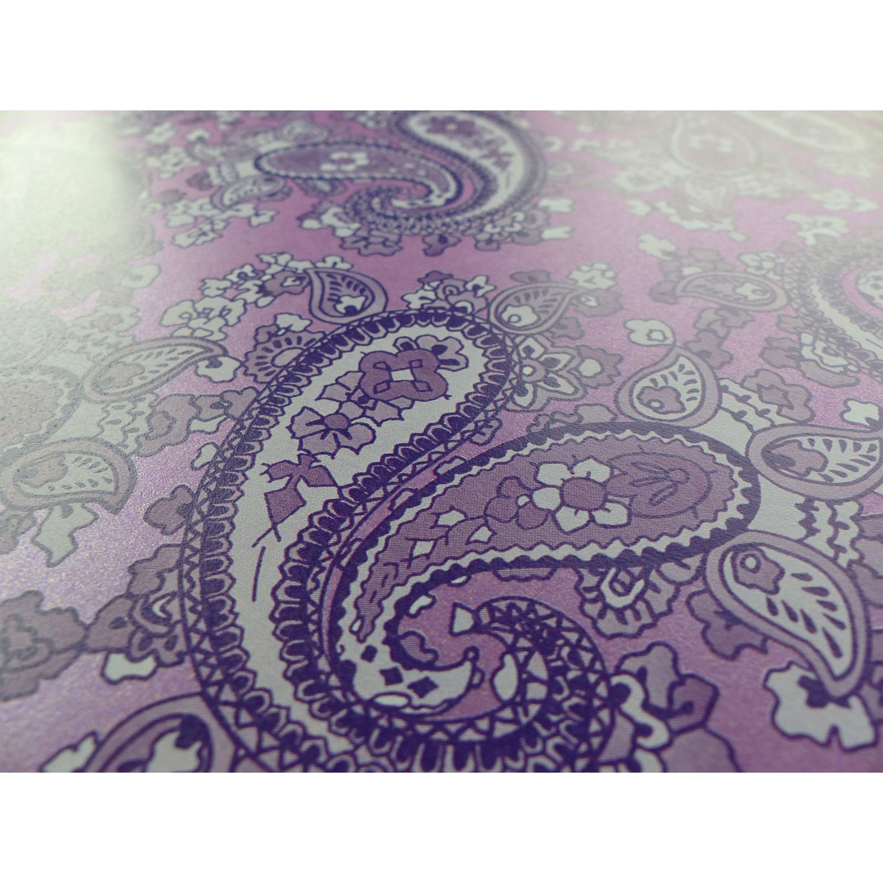 Purple Backed Purple Paisley Paper Guitar Body Decal - 420x295mm ...
