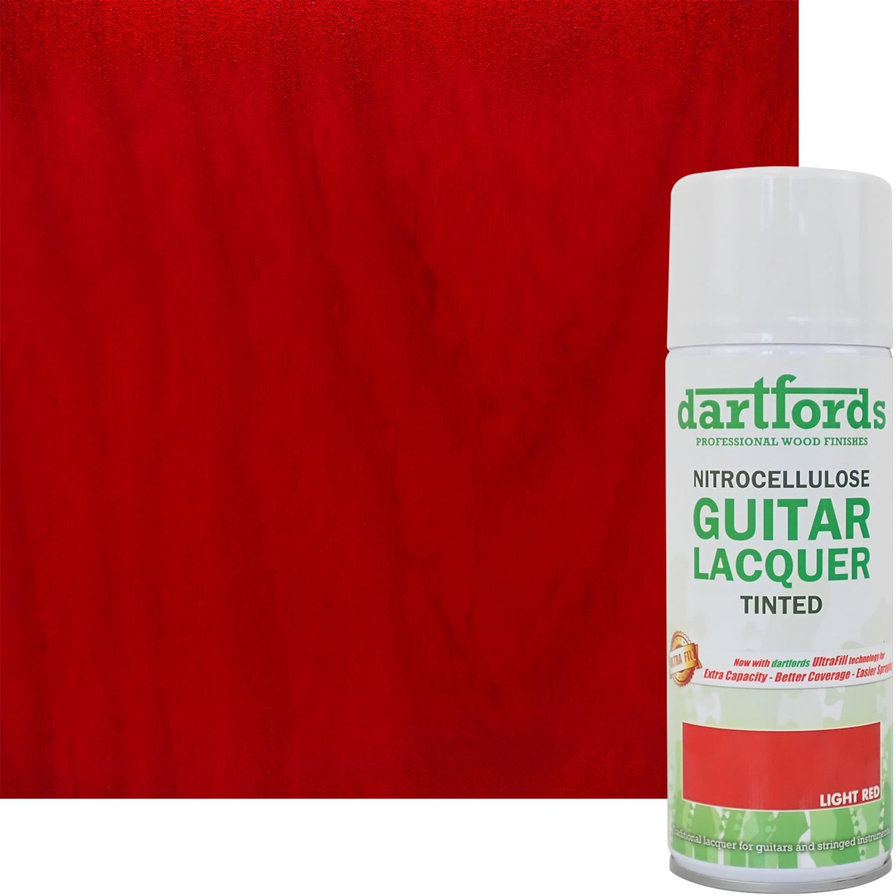 Light Red Nitrocellulose Guitar Lacquer - 400ml Aerosol – Rothko and Frost