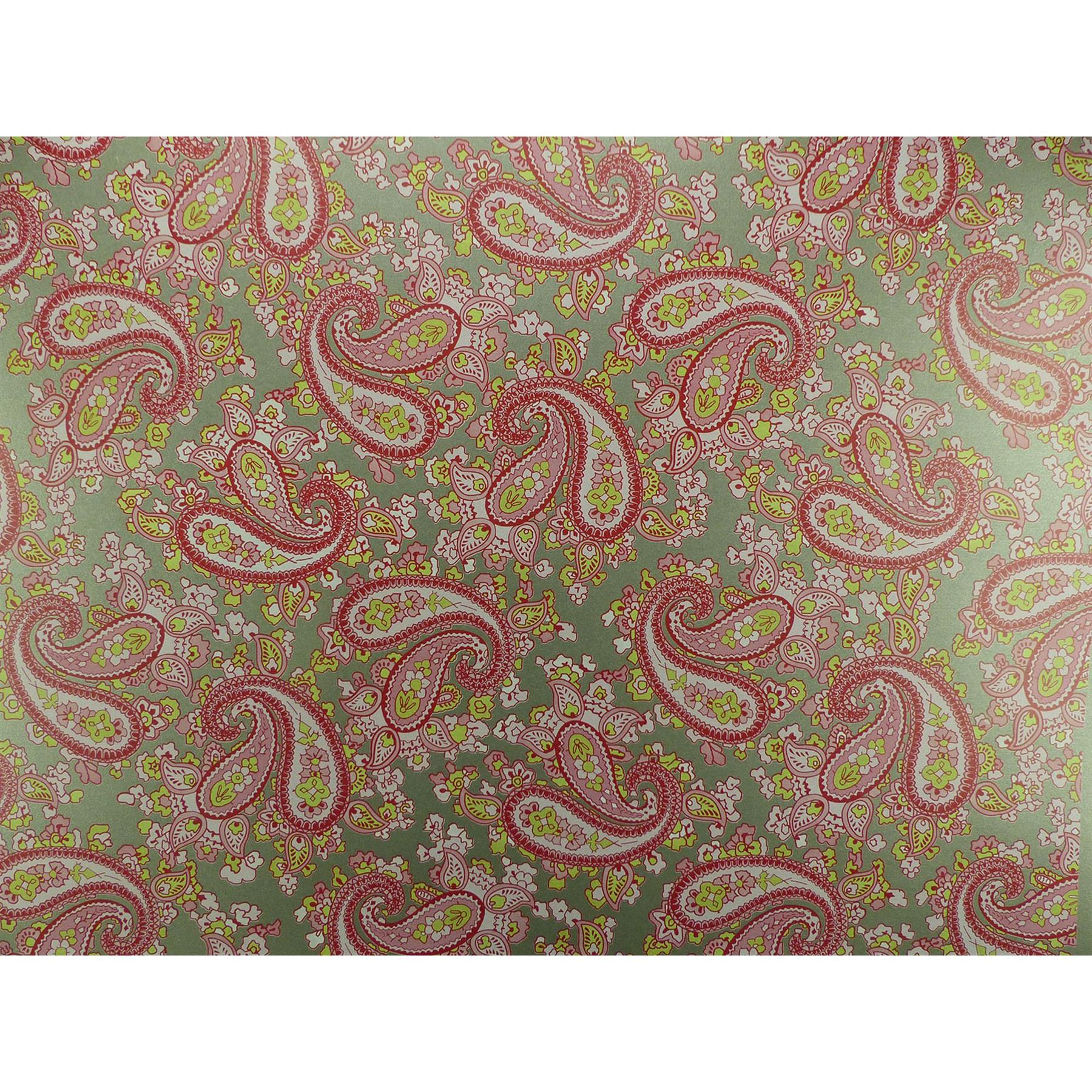Slate Backed Pink Paisley Paper Guitar Body Decal - 420x295mm – Rothko ...