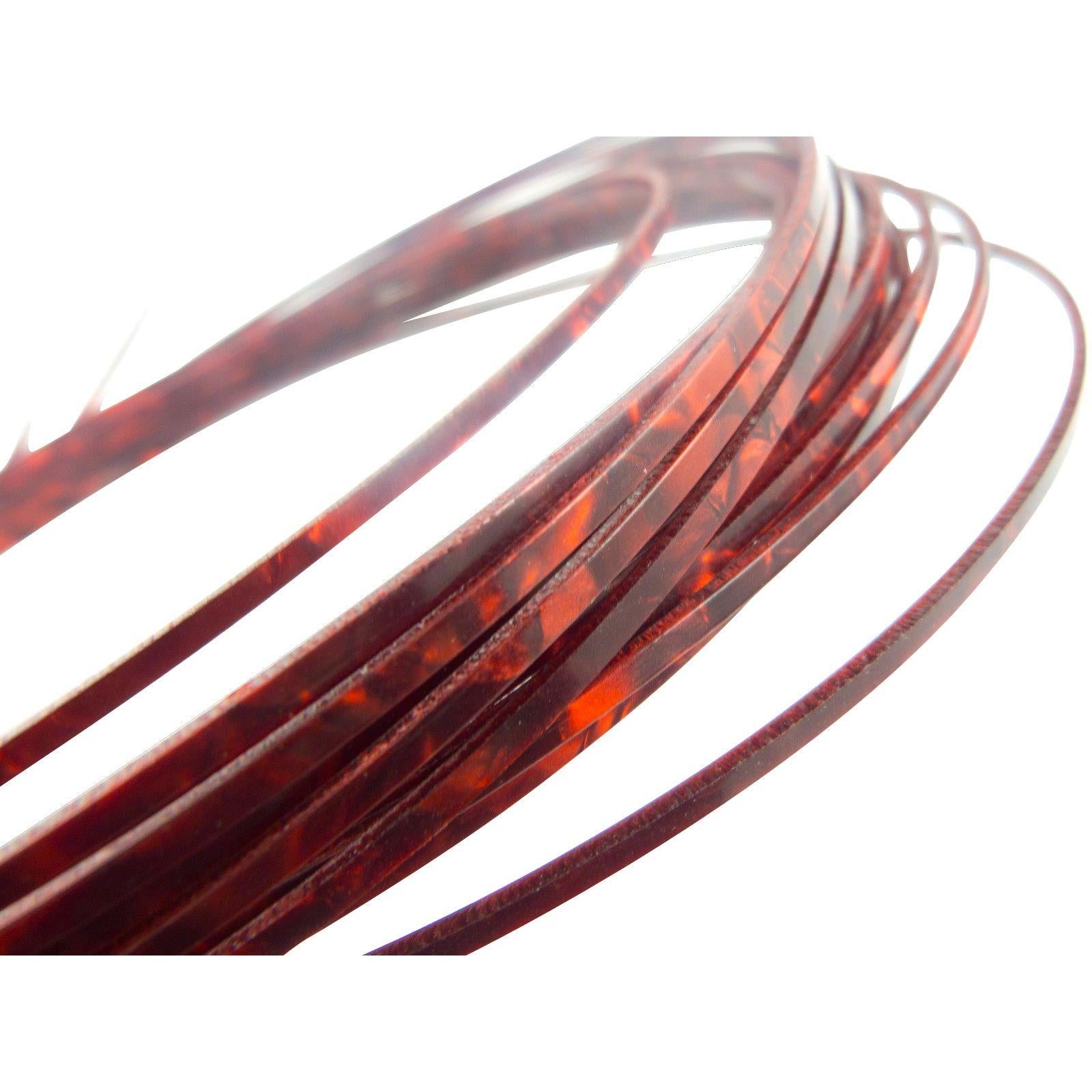 Red Pearloid Celluloid Guitar Purfling - 1600x2x1.5mm – Rothko and Frost