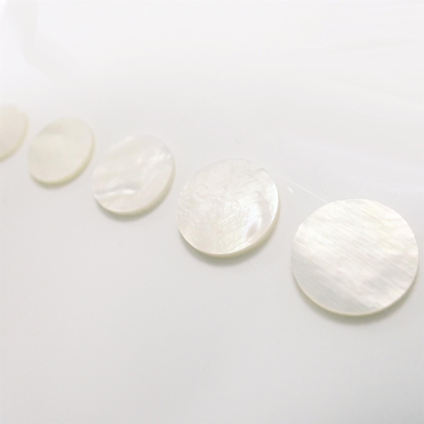 White Mother of Pearl Dot Inlay – Rothko and Frost