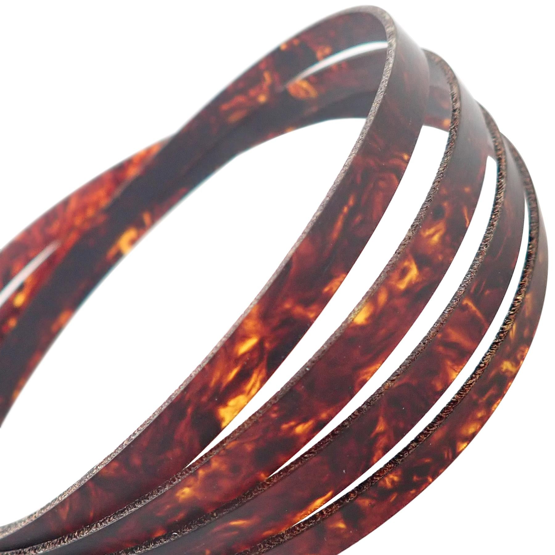 Dark Tortoiseshell Celluloid Guitar Binding – Rothko and Frost